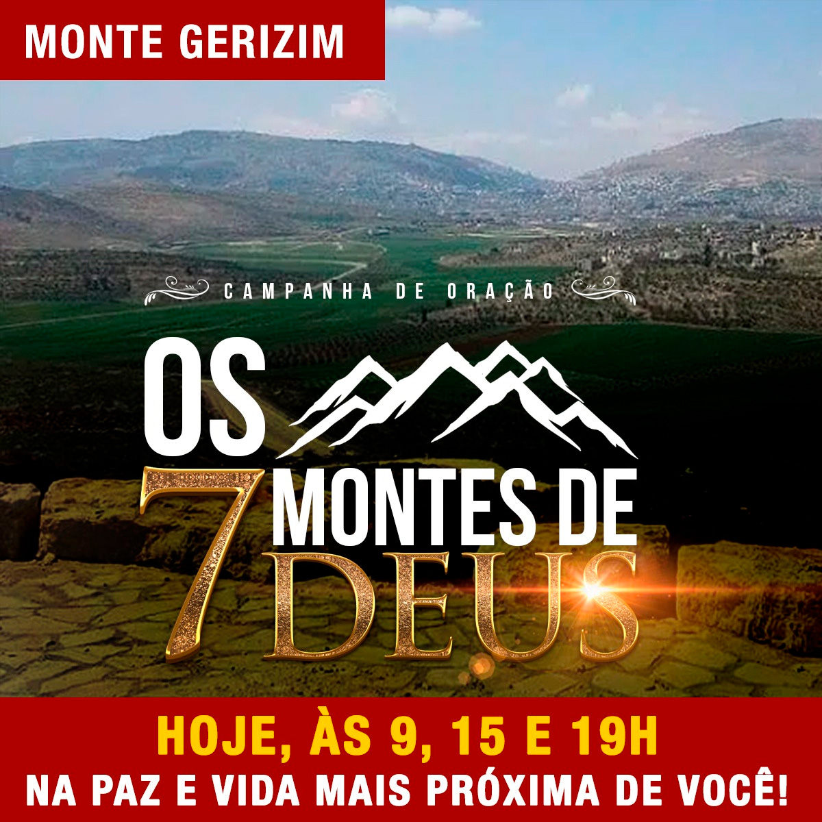 Os 7 Montes de Deus: Monte Gerizim – Paz e Vida